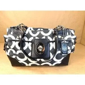 Coach | Bags | Vintage Authentic Coach Peyton Op Art Carryall Style No ...